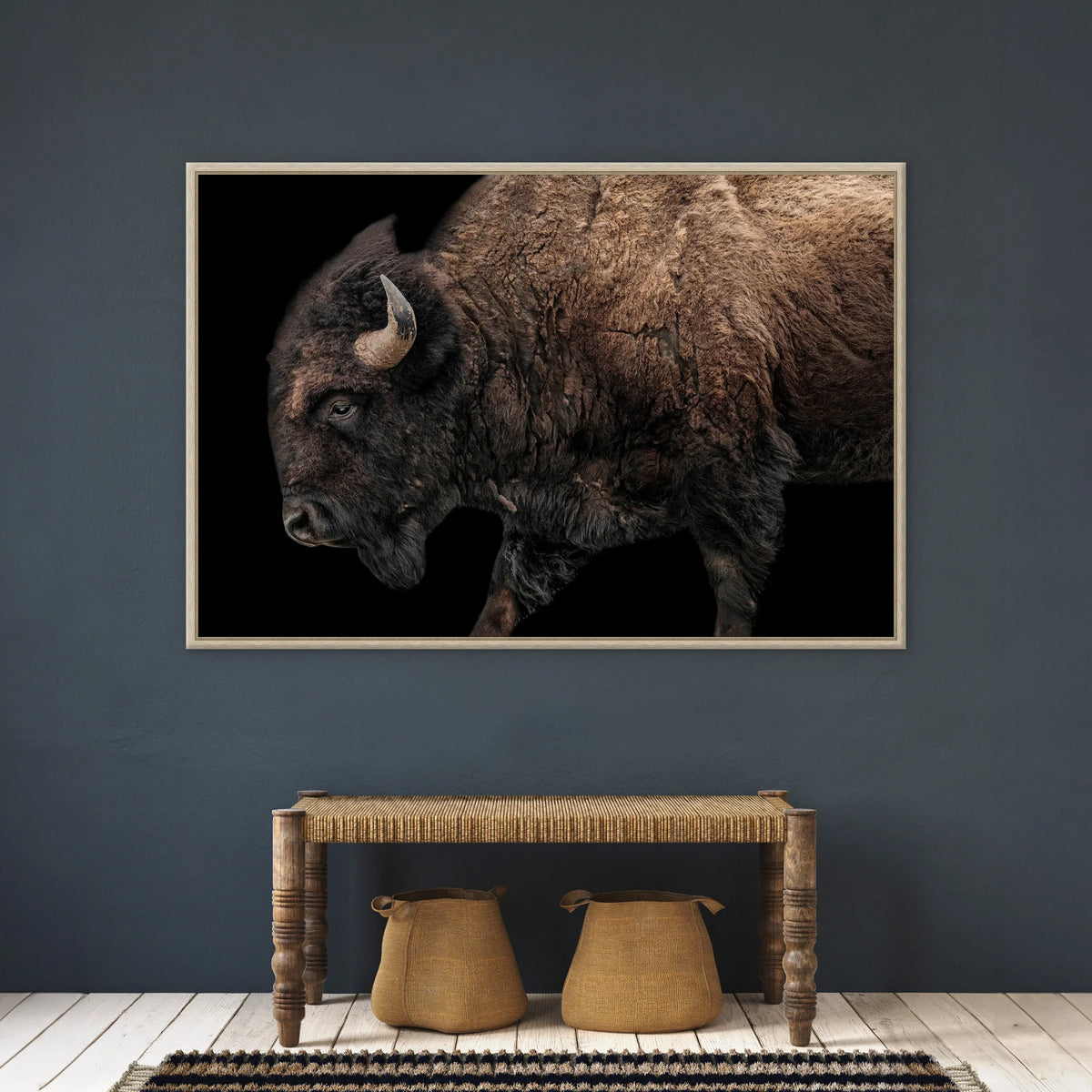 American Bison Framed Canvas Art | Buffalo Wall Decor – Your Western Decor