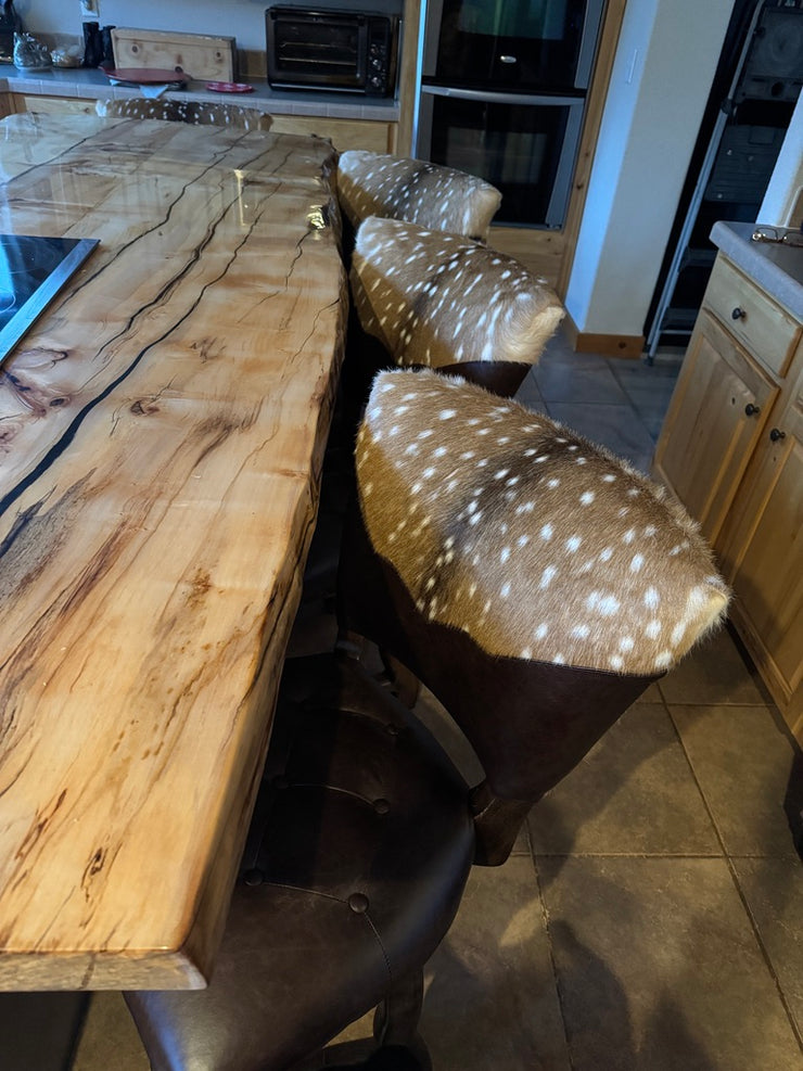 Western Bar Stools & Counter Stools | Handcrafted Leather Seating ...