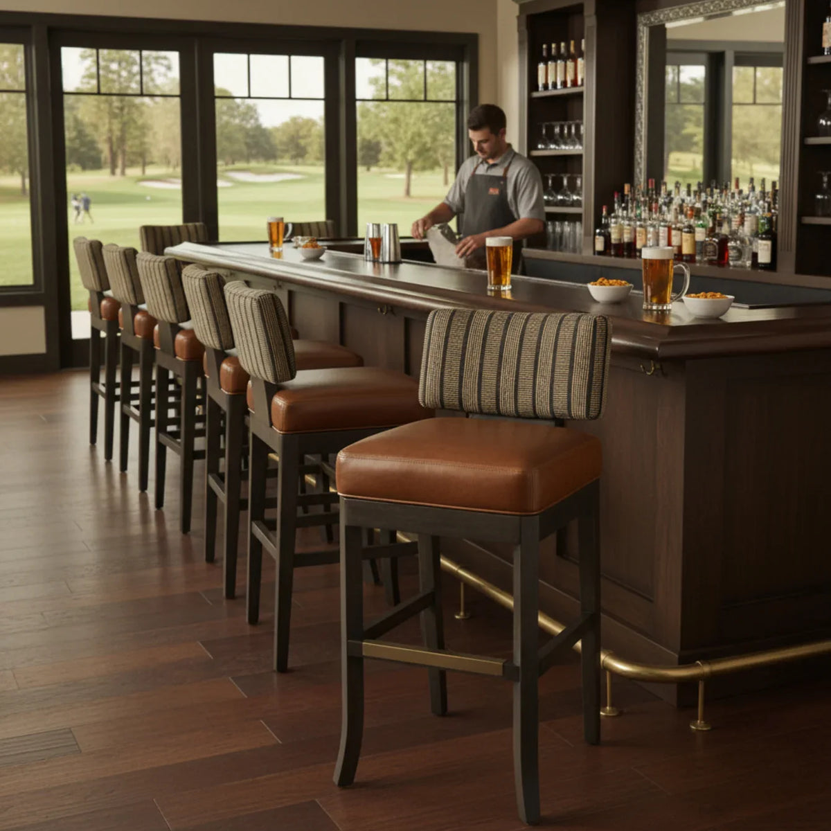 Andes Swivel Barstool | American Made Bar Furniture – Your Western Decor
