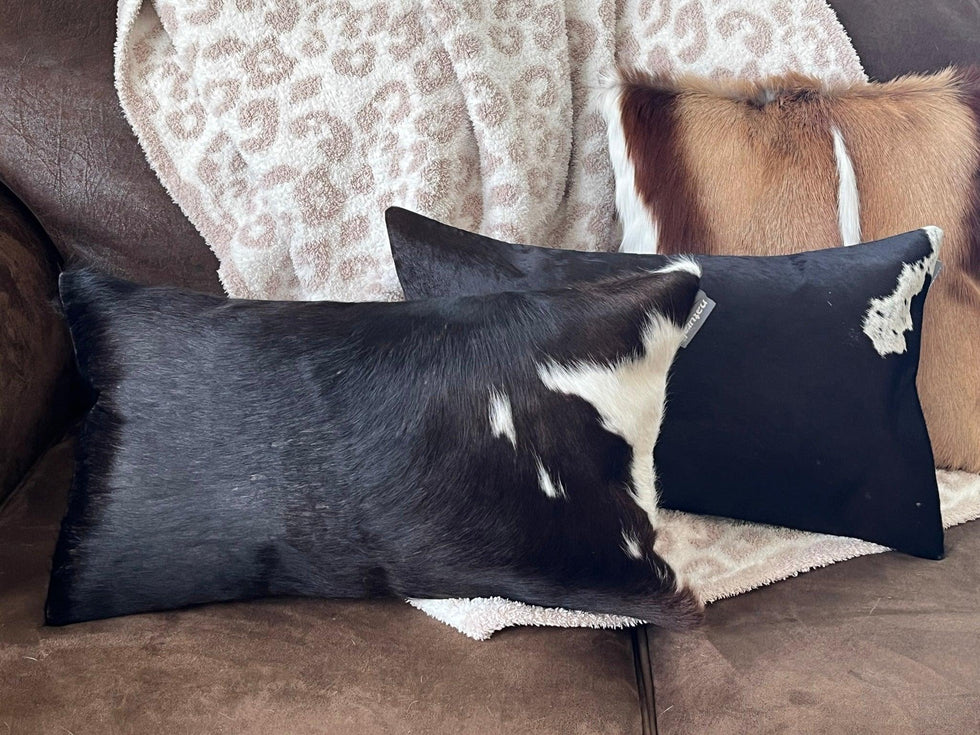 Western Leather & Cowhide Throw Pillows | Your Western Decor