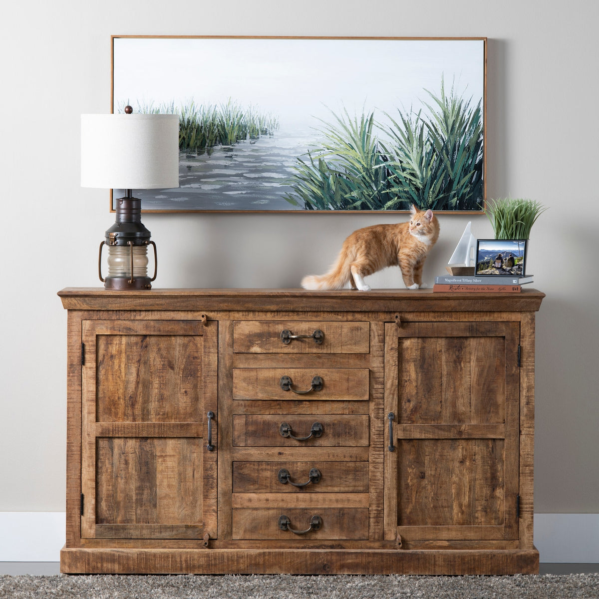 Chaps Wood Sideboard | Rustic Furniture | Your Western Decor