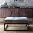Grey Cowhide Square Ottoman | Cowhide | Your Western Decor