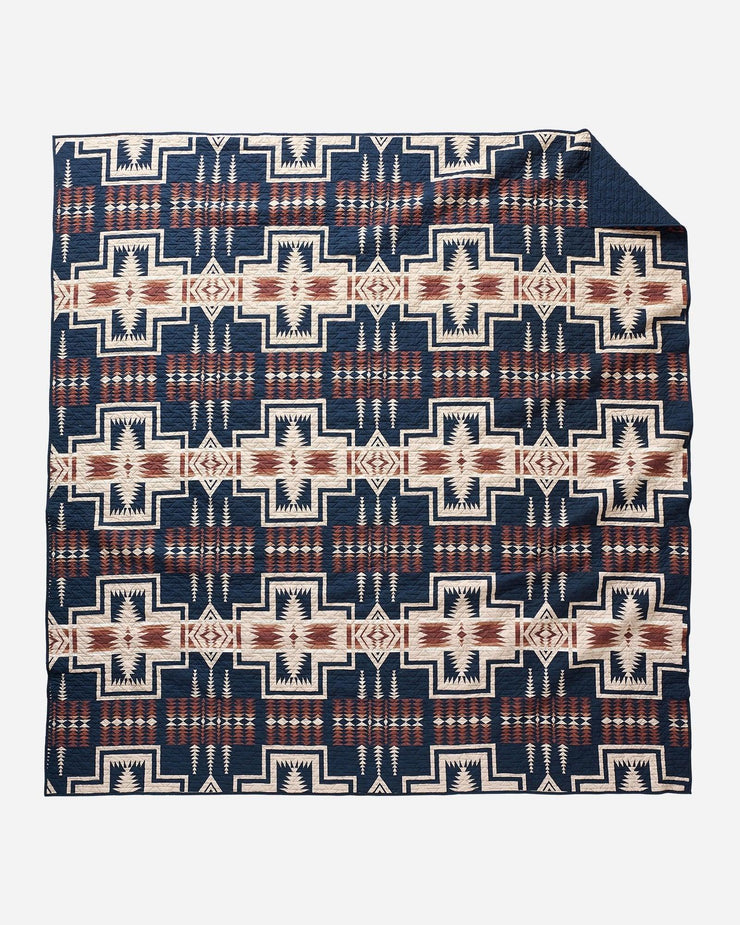 Harding Navy Coverlet Set | Pendleton Bedding | Your Western Decor