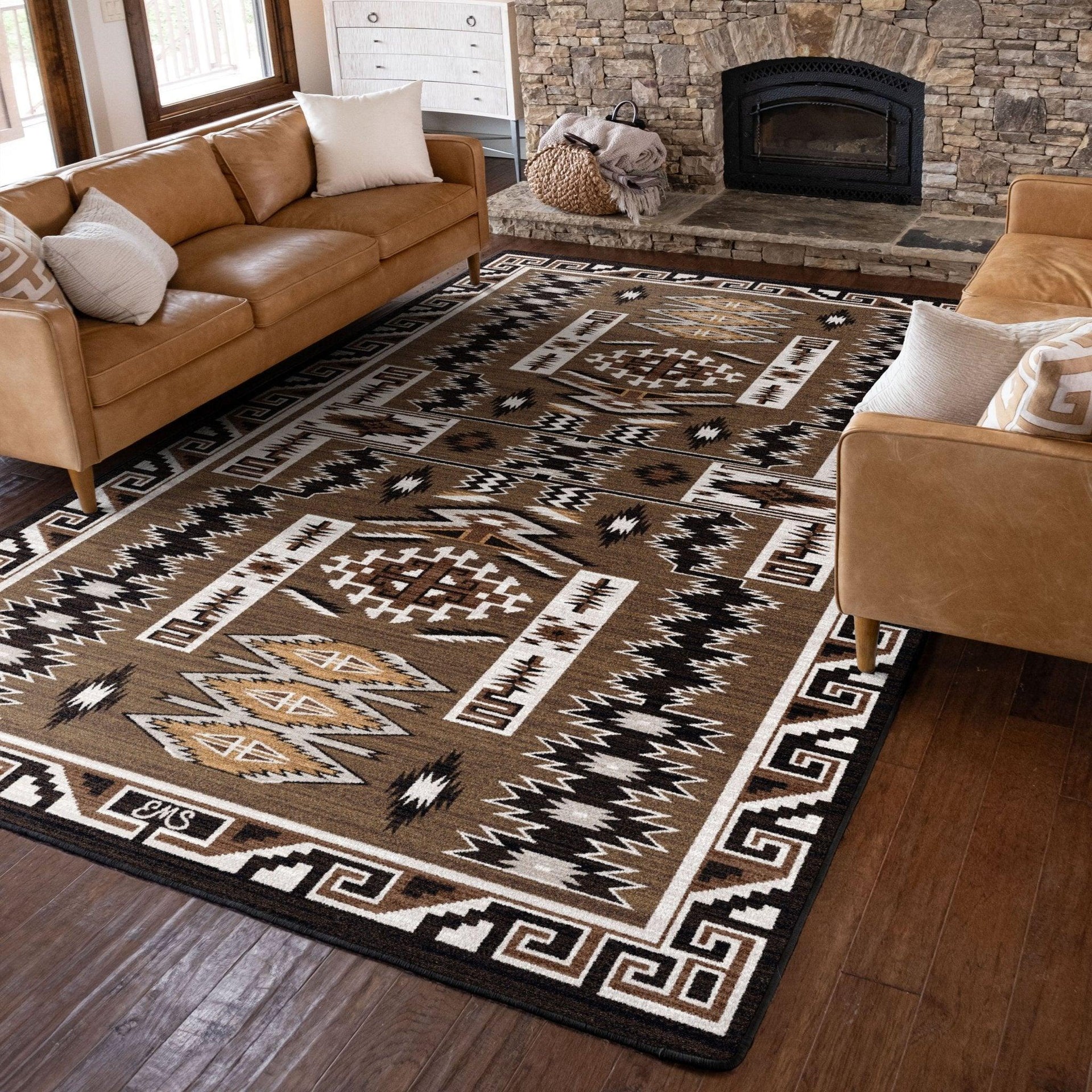 Natural Storm Rug Collection USA Made | Your Western Decor