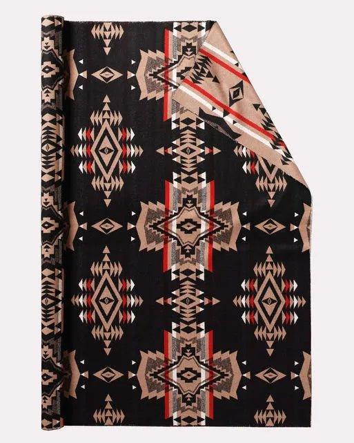 Pendleton Overall Black Southwest Fabric | Your Western Decor