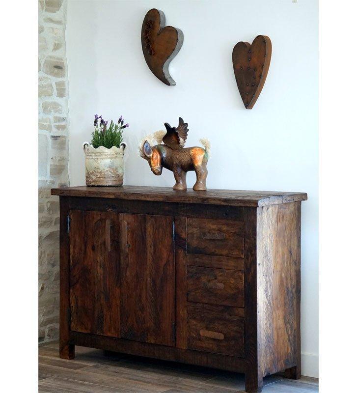 Reclaimed Pine Wood Buffet | Rustic Furniture | Your Western Decor