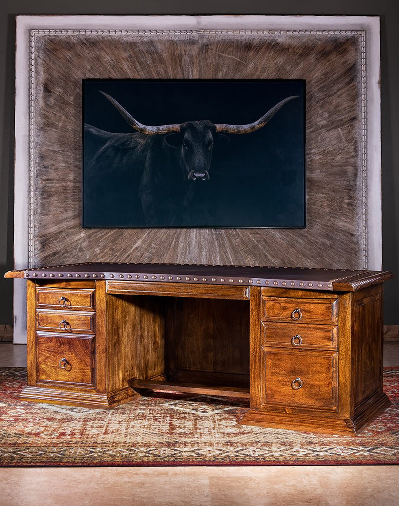 Rustic Executive Office Desk | Office Furniture | Your Western Décor ...