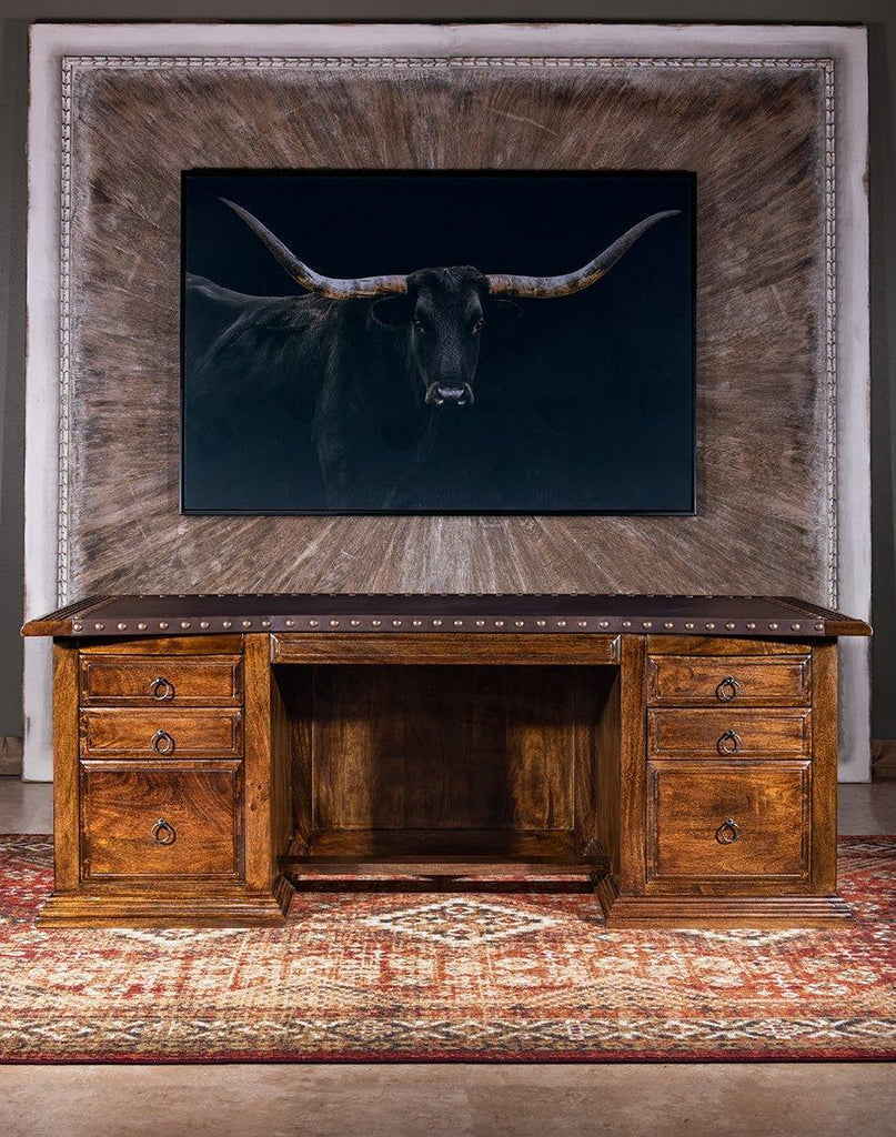 Rustic Executive Office Desk | Office Furniture | Your Western Décor ...