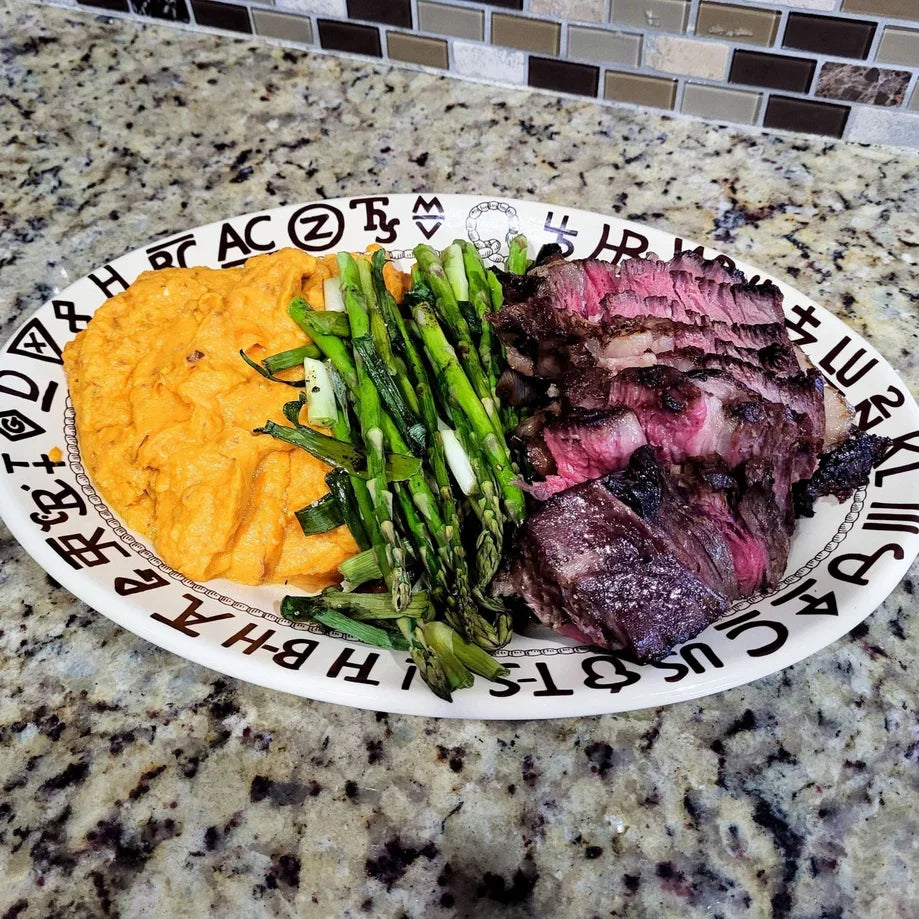 Cowboys & Brands Oval Serving Platter | Western Dishes – Your Western Decor