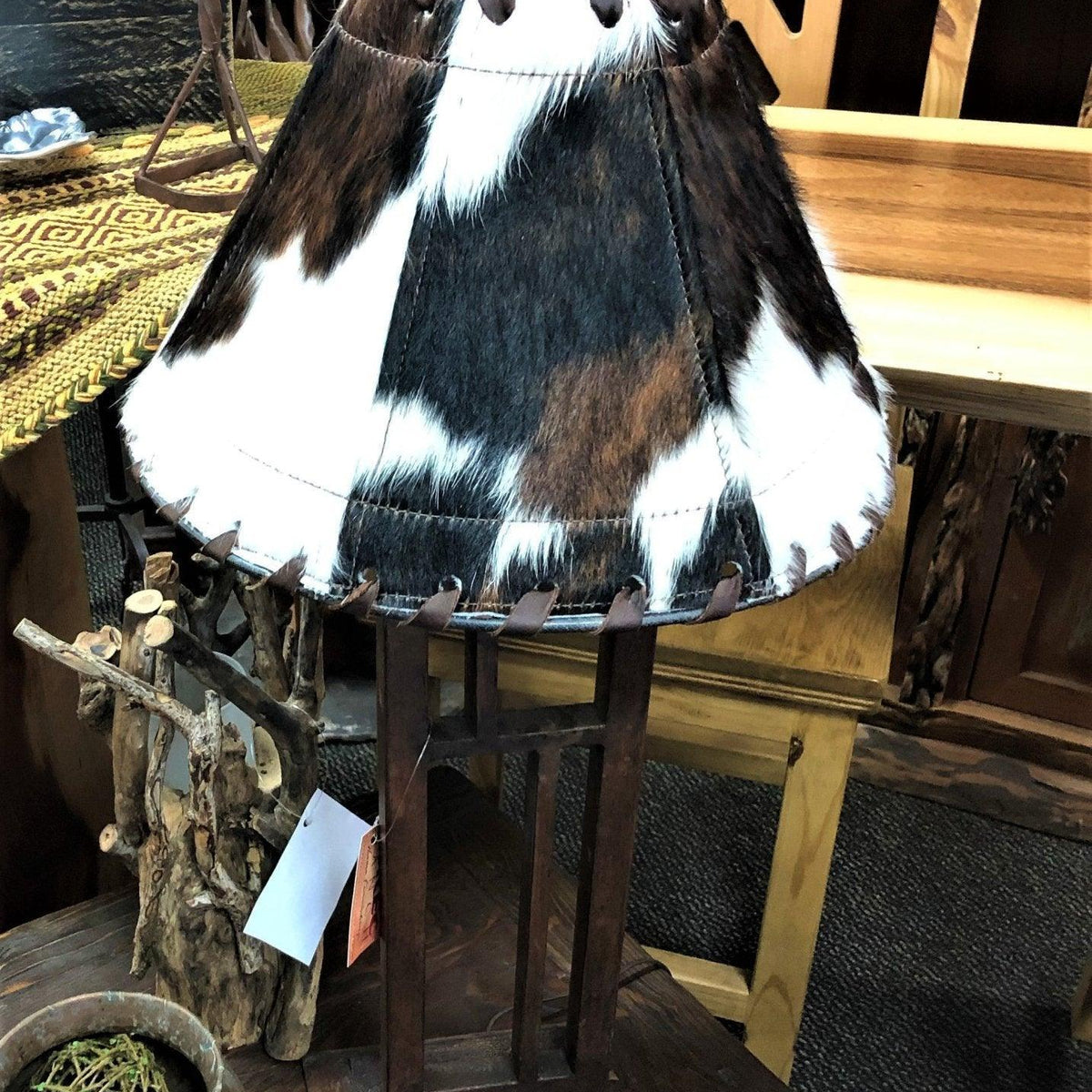 Handmade Tri Color Cowhide Lamp Shade for Western Home Decor – Your ...