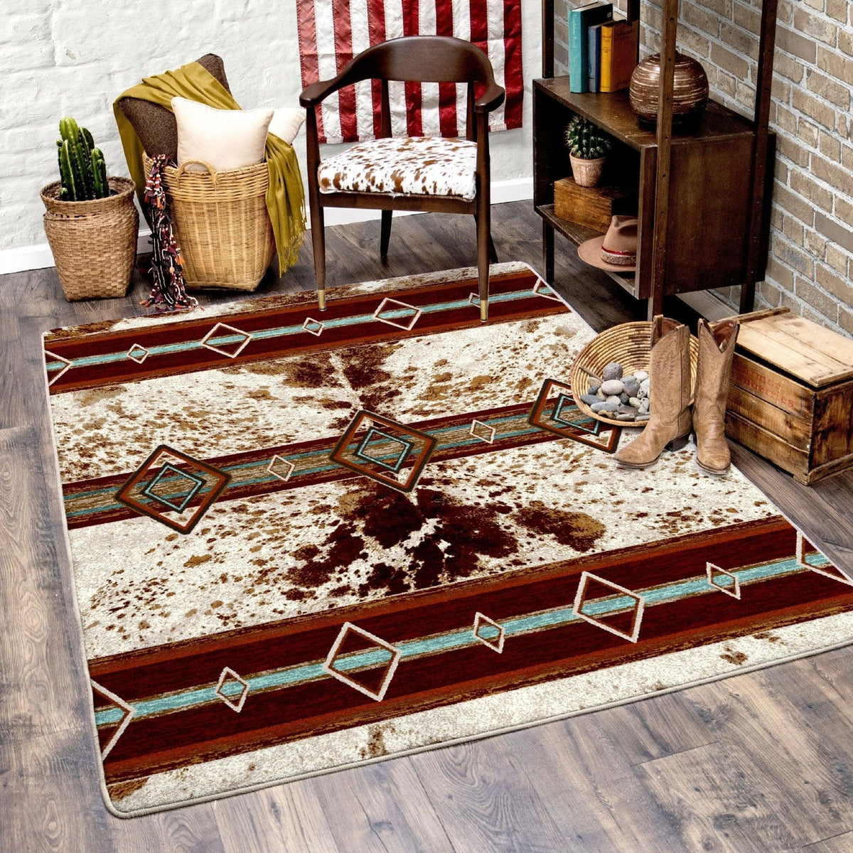 American Made Western Rugs | Southwest Rug | Your Western Decor