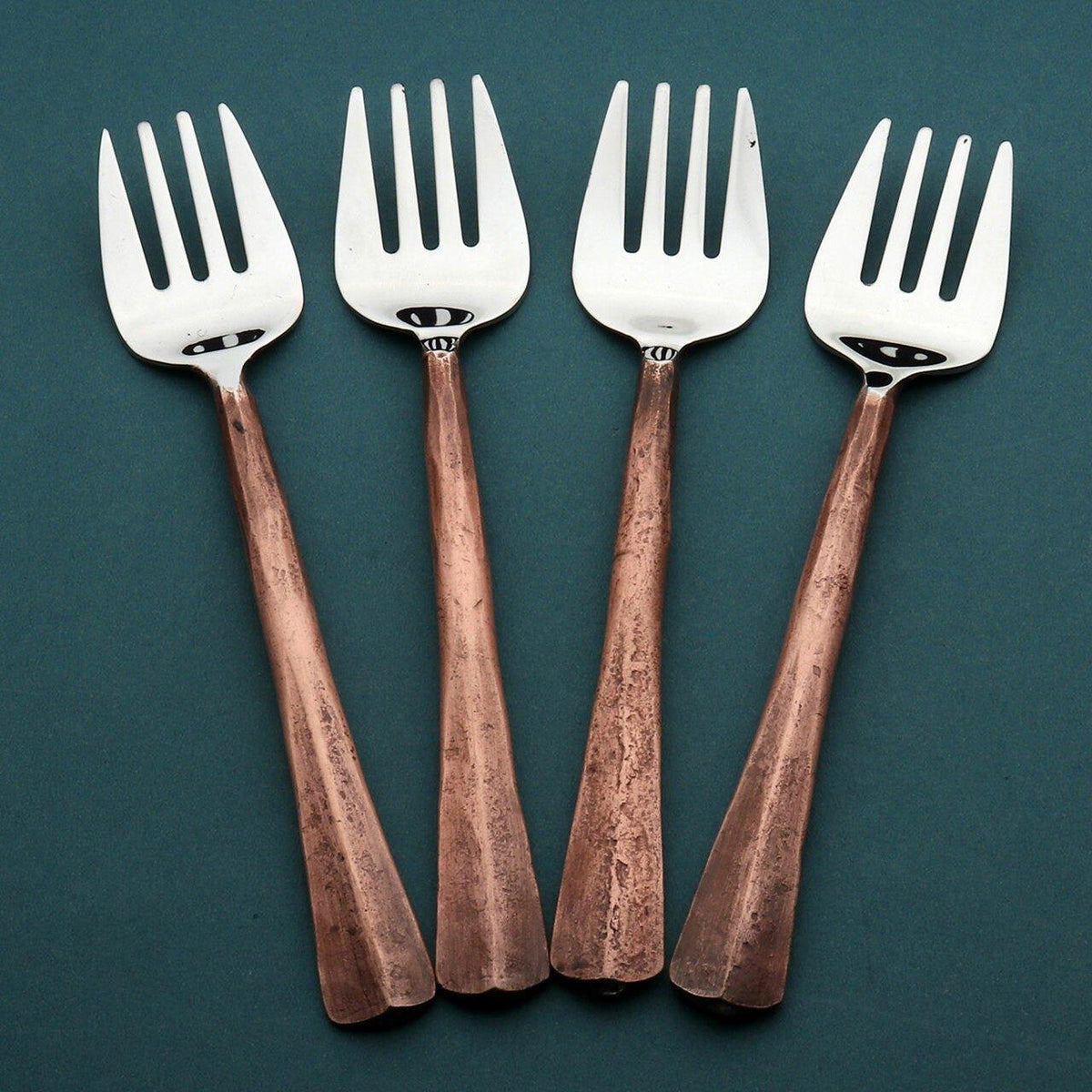 Aged Copper Table Forks | Rustic Flatware | Your Western Decor