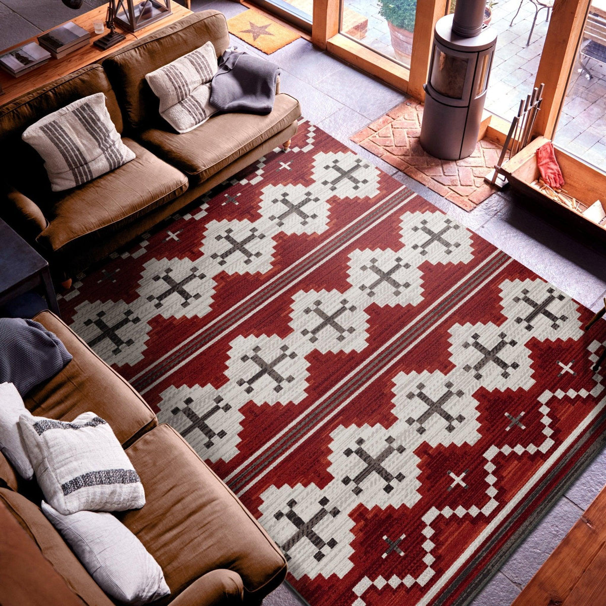 Aspen Rug Collection - Red | Your Western Decor