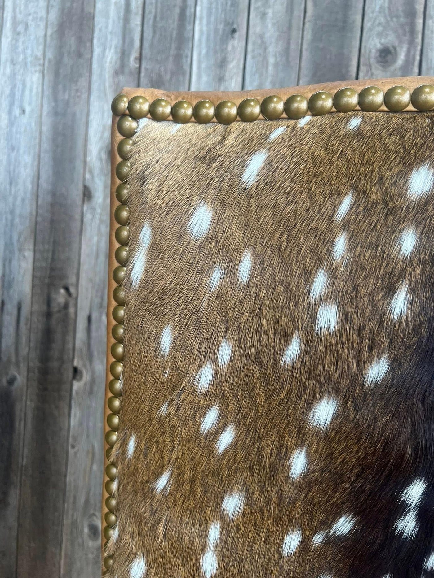 Leather & Axis Hide Side Chair | Your Western Decor