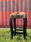 Axis Deer Hide Upholstered Bar Stools | Your Western Decor