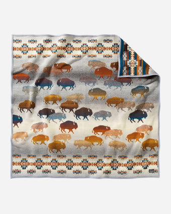 Bison Rush Hour Pendleton Throws | Your Western Decor