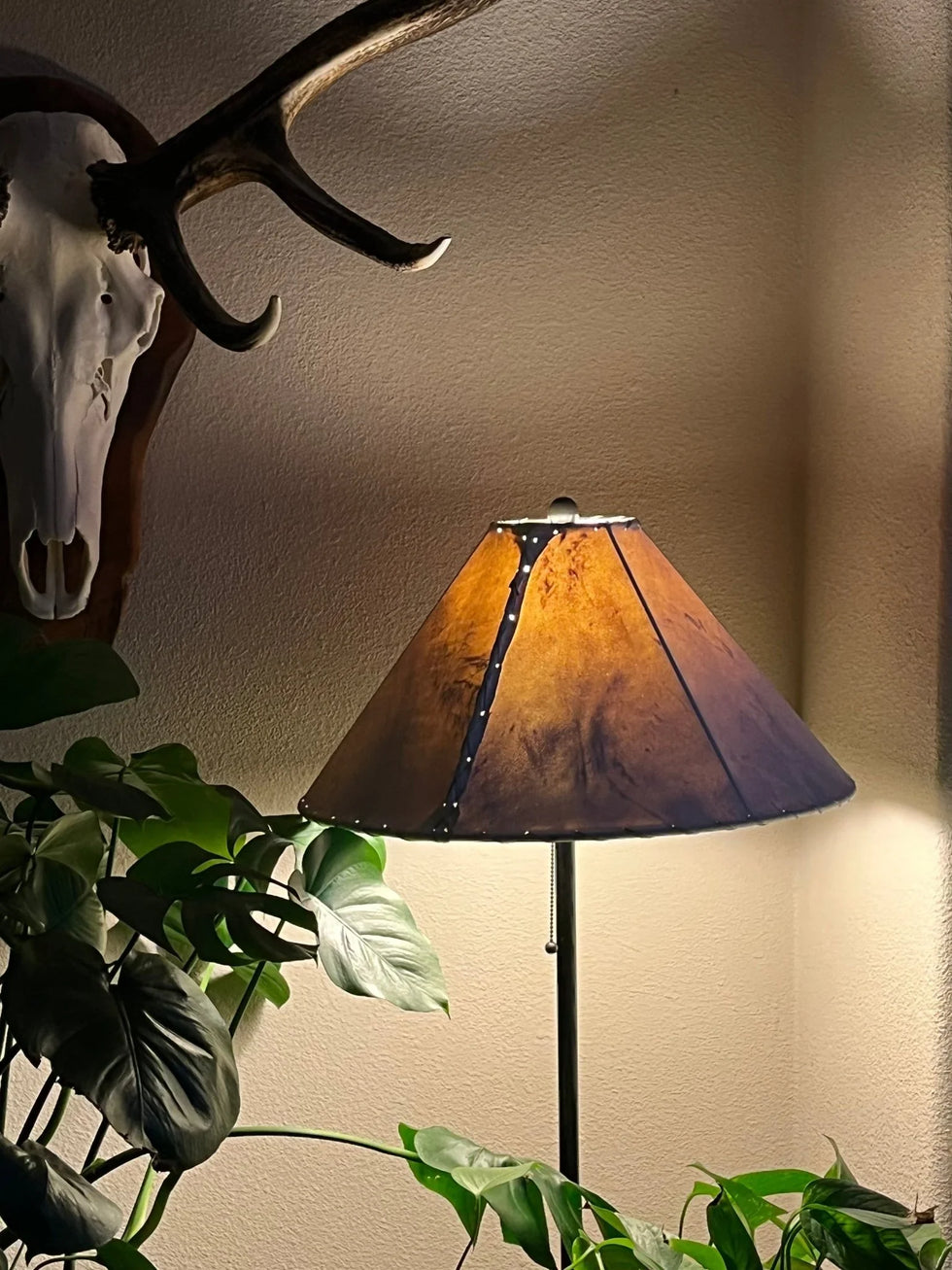Western Leather Lampshades | Rustic Lamp Covers & Decor – Your Western ...