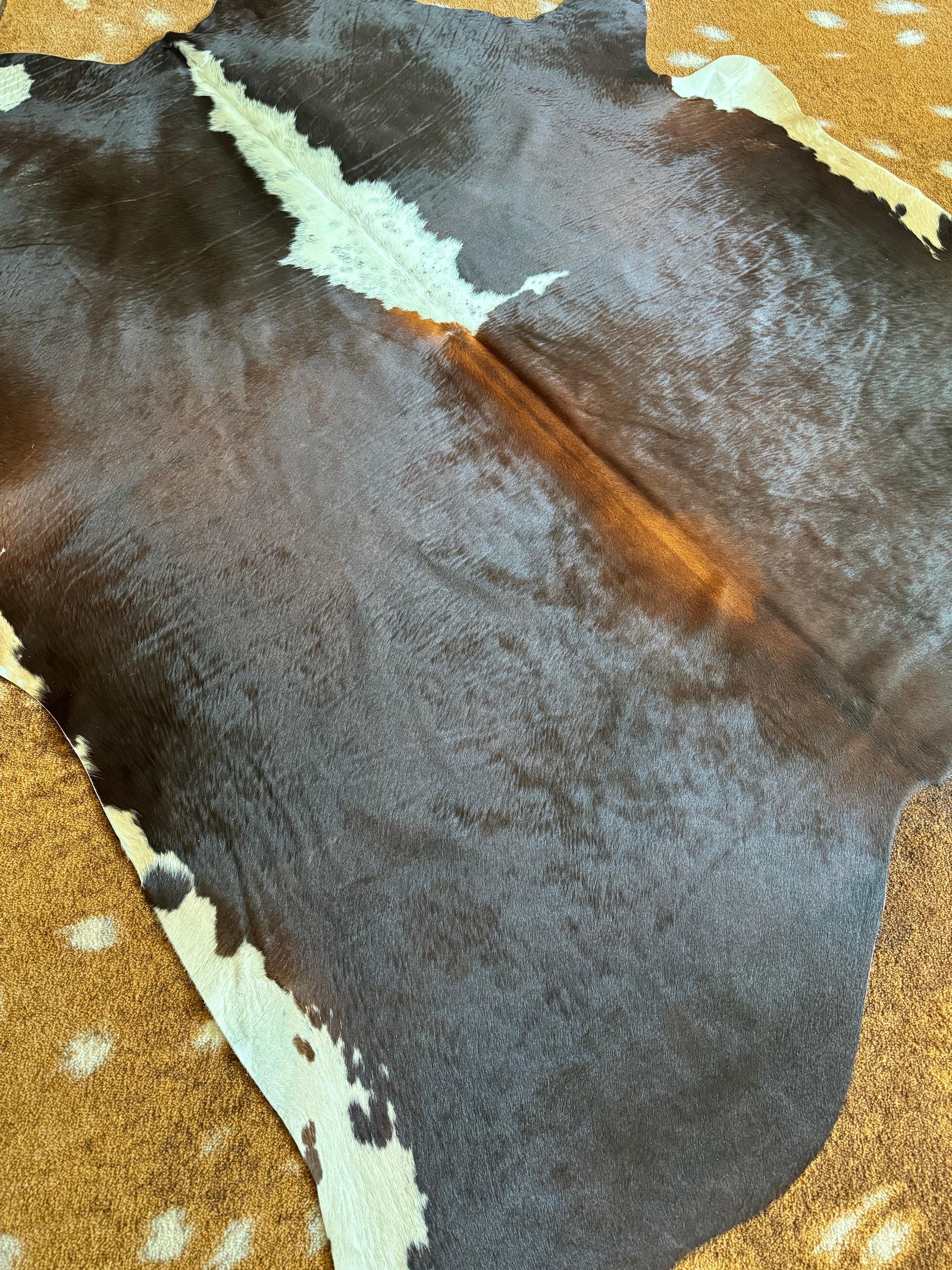 Brown w/Copper & Peppered Spine Cowhide | Western Decor – Your Western ...