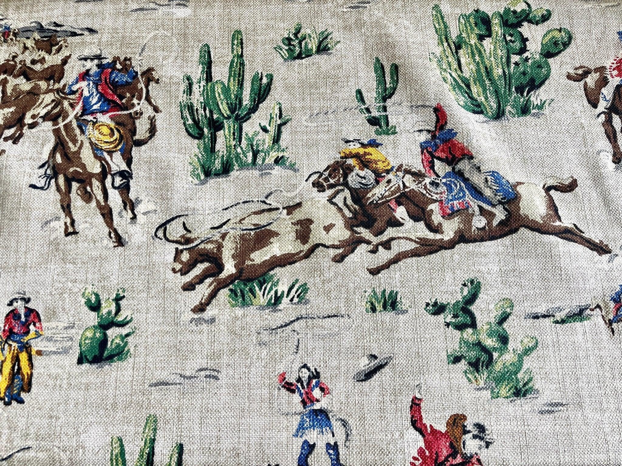 Cowboys Print Western Fabric | Your Western Decor
