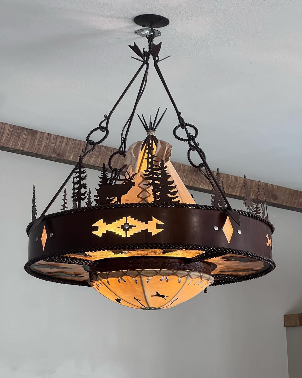 Rustic Pendants & Ceiling Lighting | Your Western Decor