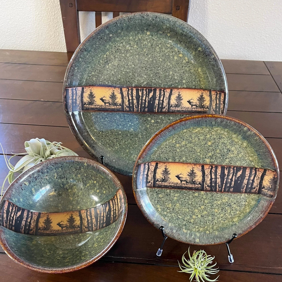 Elk Ridge Pottery Dinnerware | Elk Decor | Your Western Decor
