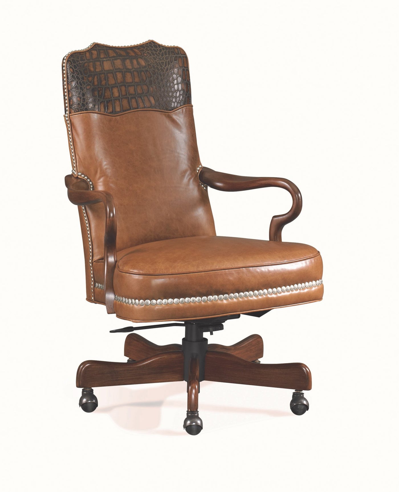 Western Cowhide Leather Office Chairs | Your Western Decor