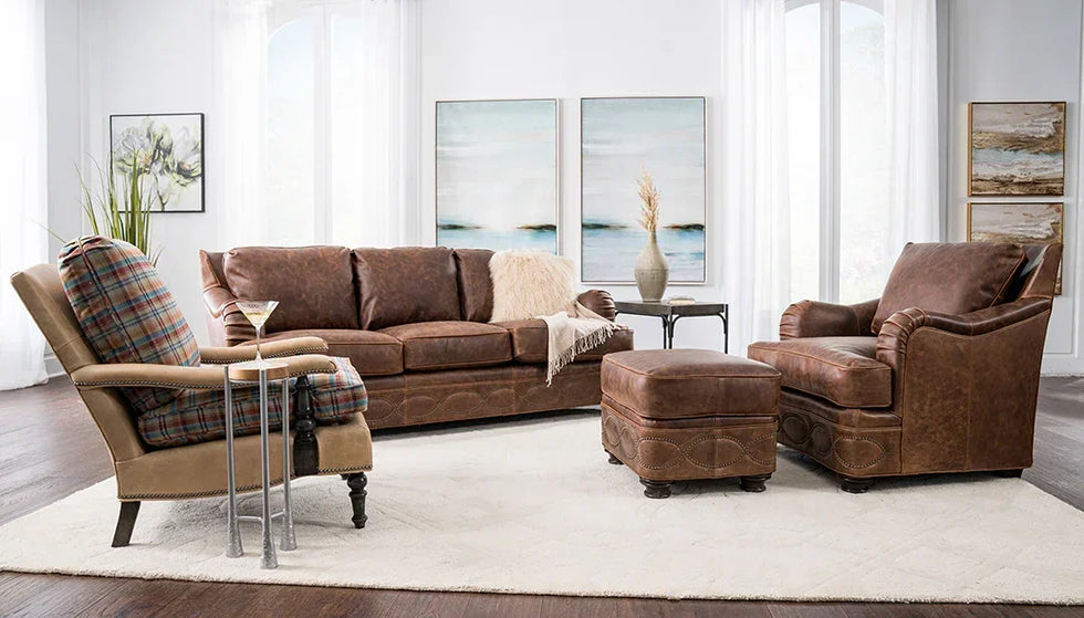 Tuscany Evergreen Leather | Premium Upholstery Leather – Your Western Decor