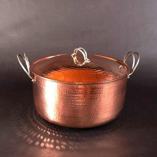 Hammered Copper Dutch Oven Stew Pot | Your Western Decor
