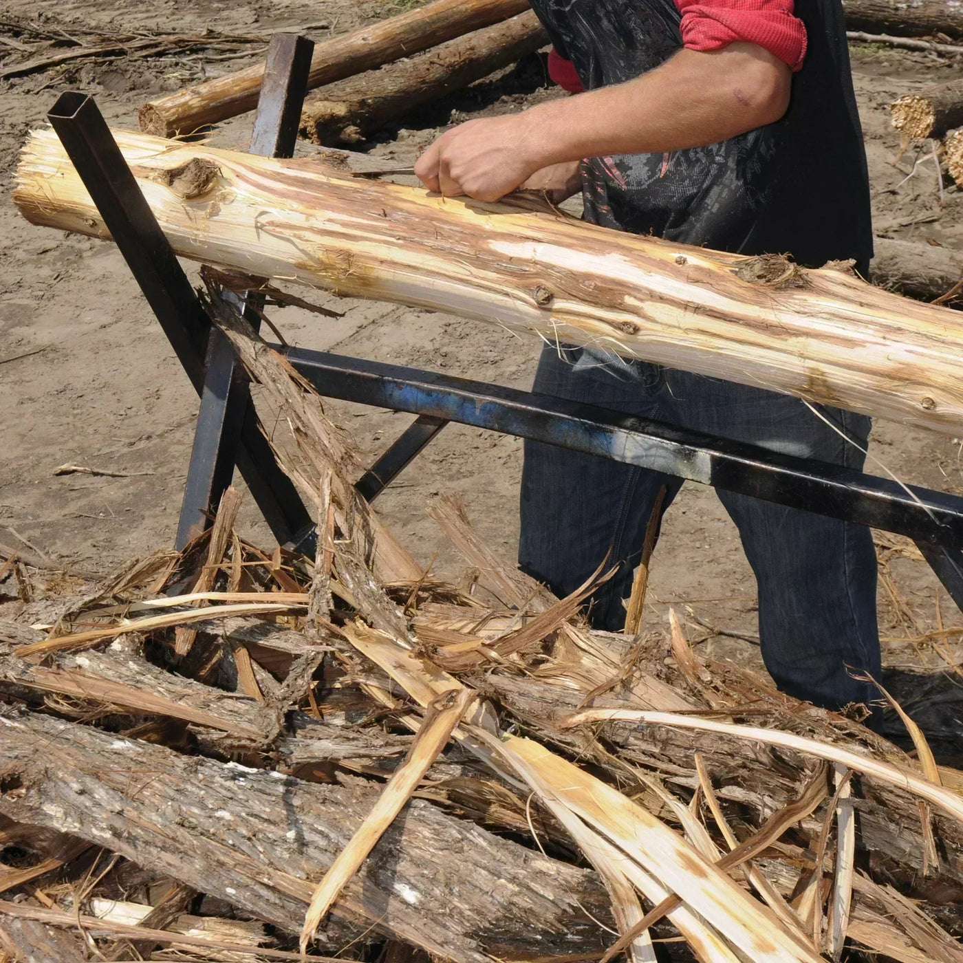 Rustic Natural Cedar Log Bed | Log Beds | Your Western Decor