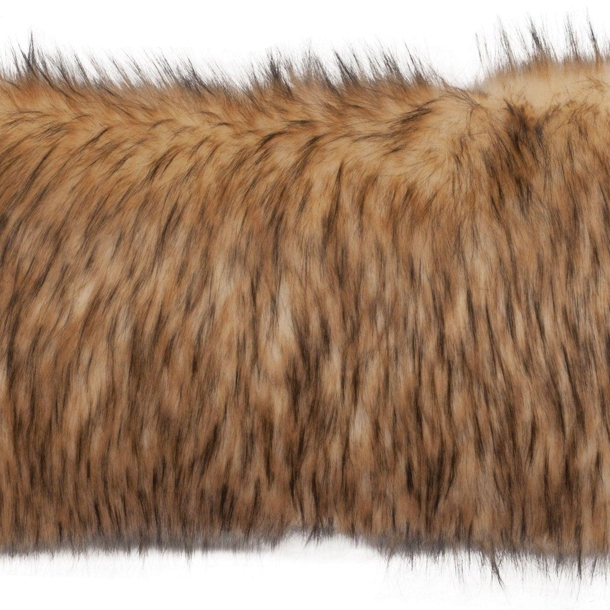 Red Wolf Faux Fur Oblong Pillow | Your Western Decor