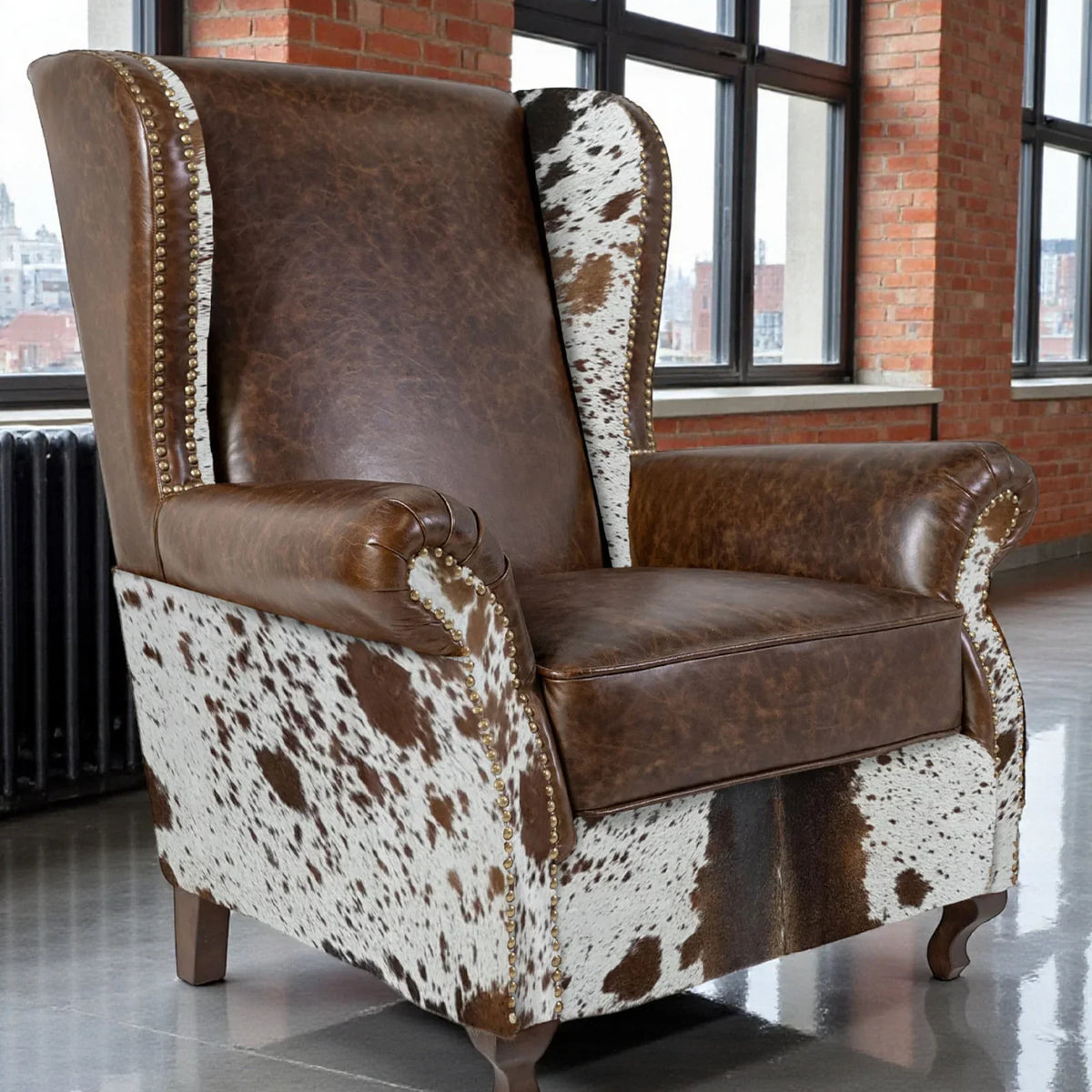 Laramie Western Wingback Chair | Your Western Decor