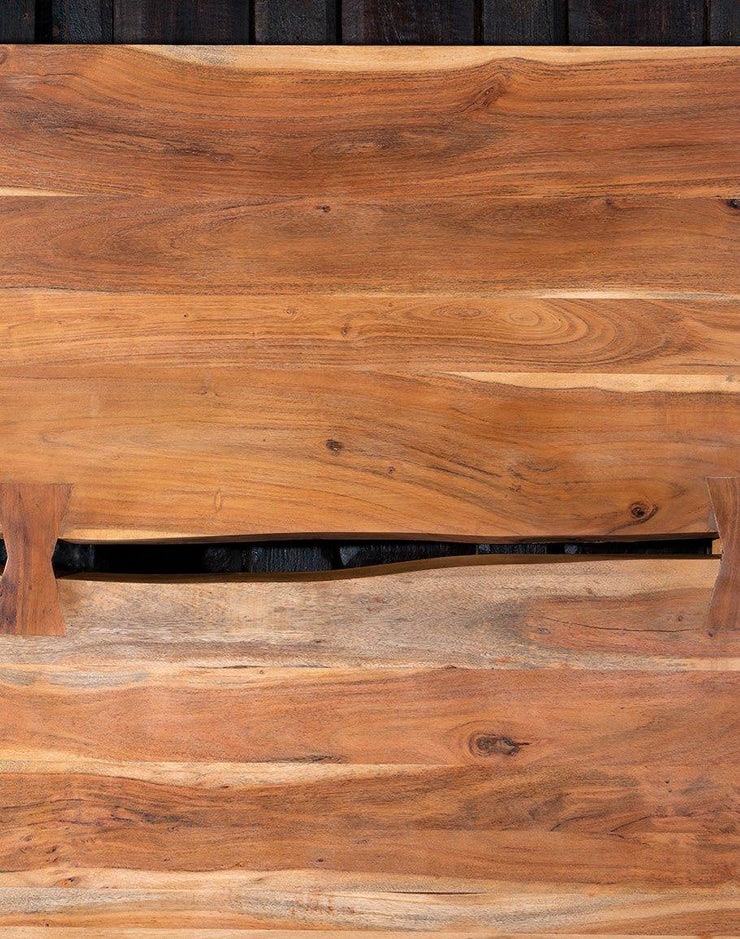 Rustic Acacia Live Edge Bed | Modern Rustic Bedroom Furniture – Your ...