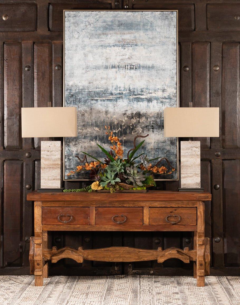 Spanish Style Entry Tables Spanish Style Console Table With Mesquite