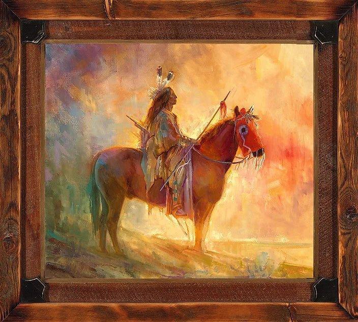 Native Evening Sentinel Art by Colt Idol | Your Western Decor