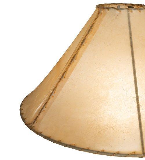Natural Rawhide Lamp Shade 20" USA Made | Your Western Decor