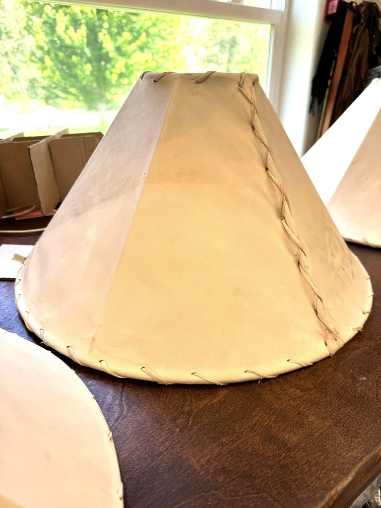 Handmade Genuine Rawhide Lamp Shades | Your Western Decor