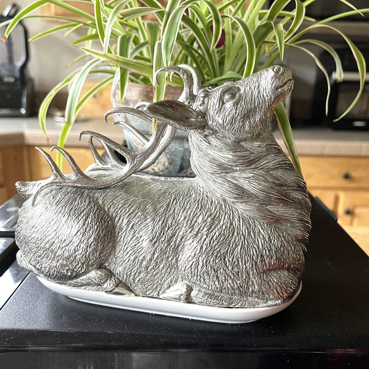 Pewter Elk Butter Dish | Elk Decor | Your Western Decor