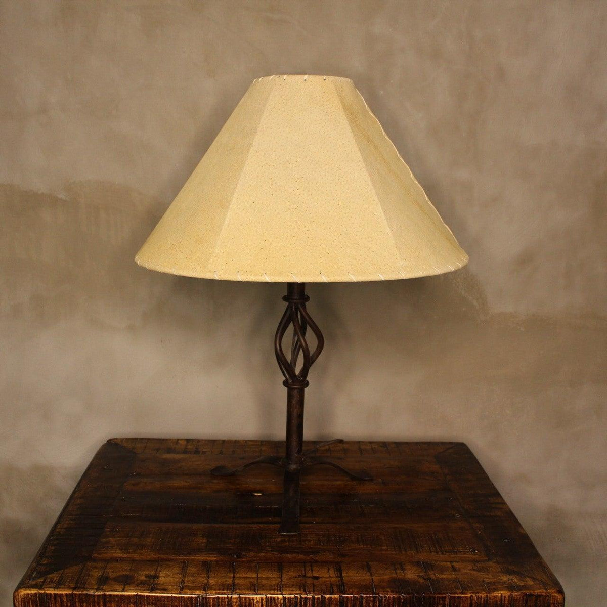 Natural Leather Lamp Shades 5 Sizes | Your Western Decor