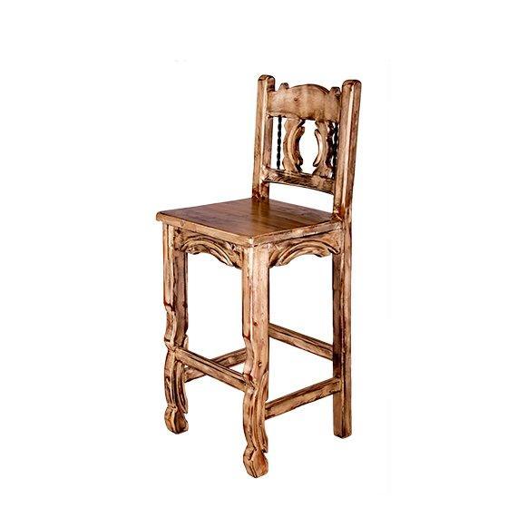 Rustic Prairie Pine Chair in 4 Seat Heights | Your Western Decor