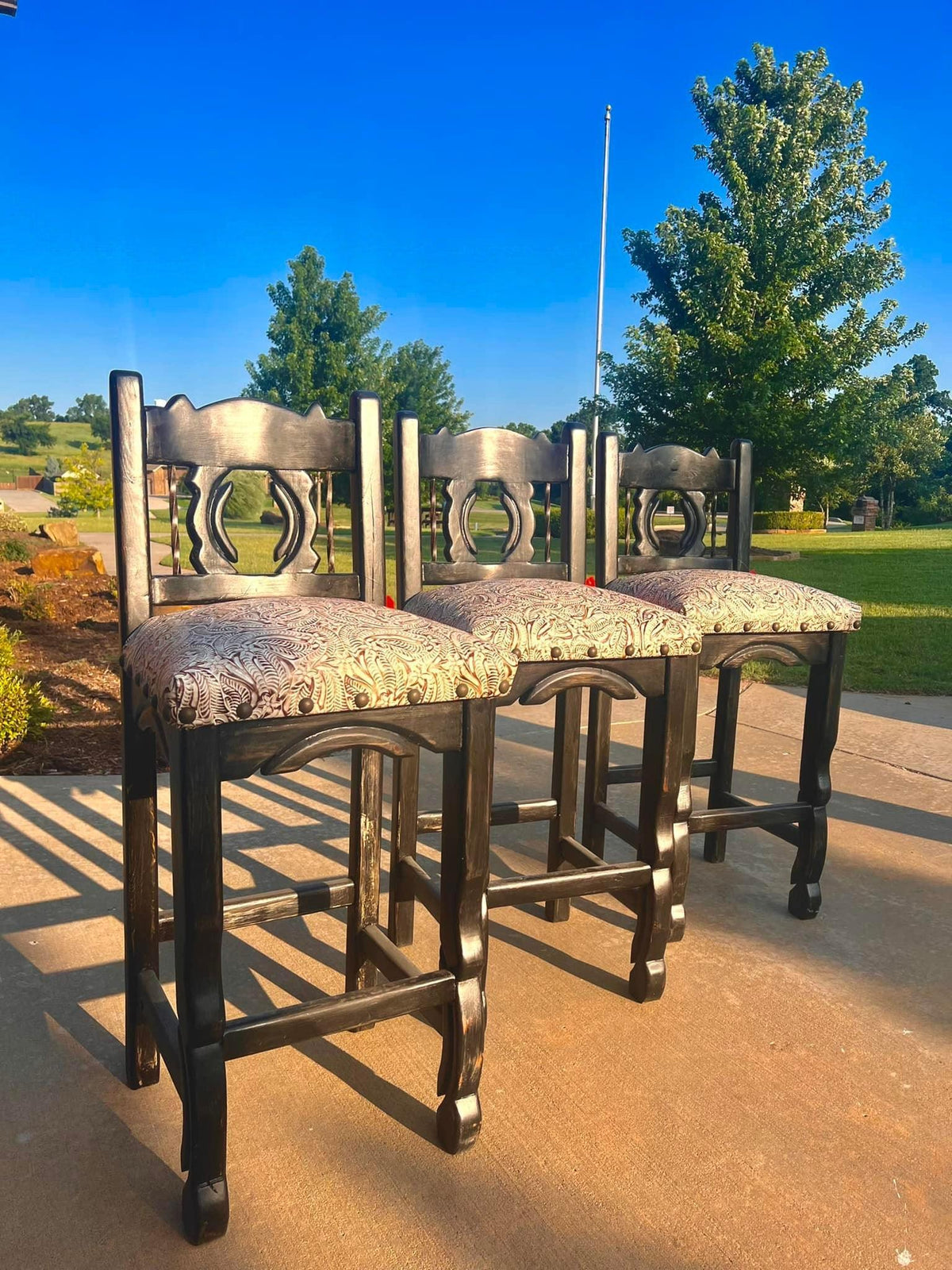 Rustic Prairie Pine Chair in 4 Seat Heights | Your Western Decor