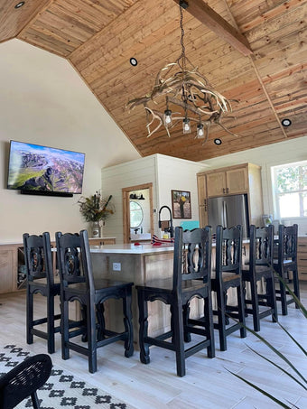 Rustic Prairie Pine Chair in 4 Seat Heights | Your Western Decor