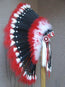 Red Moon Warbonnet Crafted by Native American Artisans – Your Western Decor