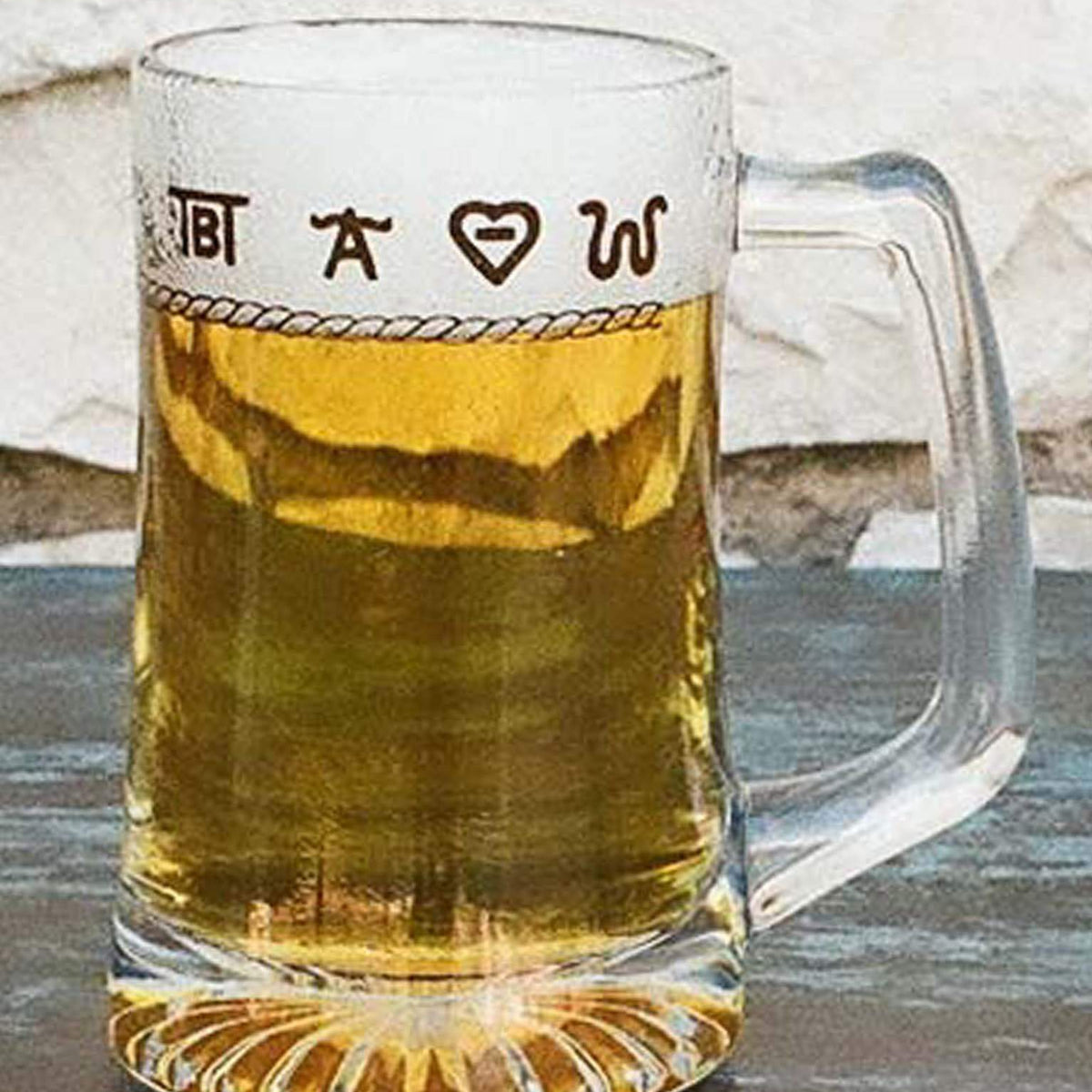 Rope & Brands Western Beer Mugs | Your Western Decor