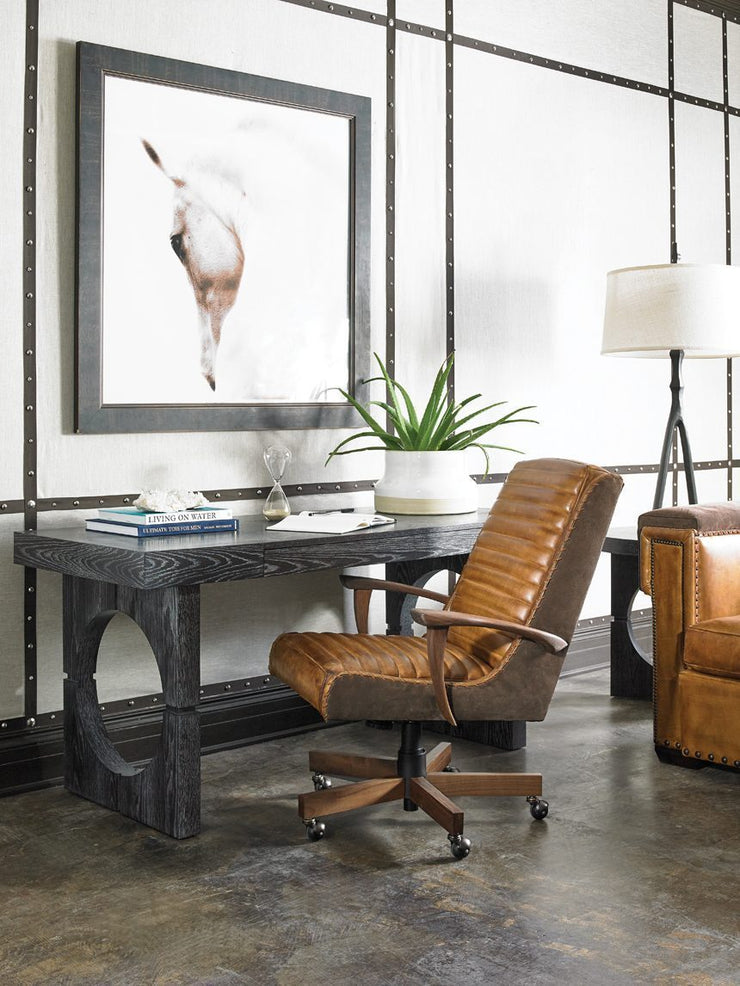 Western Cowhide Leather Office Chairs | Your Western Decor