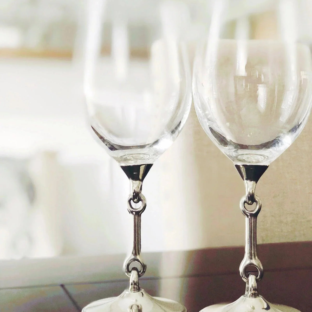 Snaffle Bit Stem Wine Glass | Equestrian Themed Tableware – Your ...