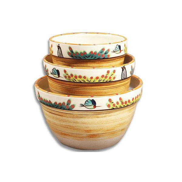 Sonoran Desert Hand-Painted Mixing Bowls Made in the USA – Your Western ...