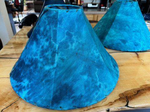 Western Leather Lampshades | Rustic Lamp Covers & Decor – Your Western ...