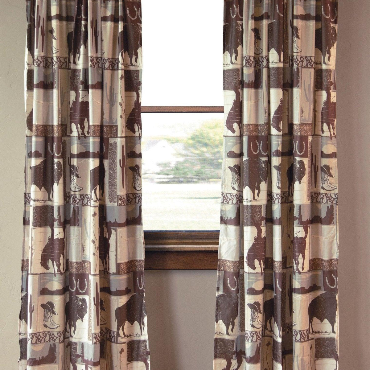 Western Curtain Pair | Western Drapes | Your Western Decor