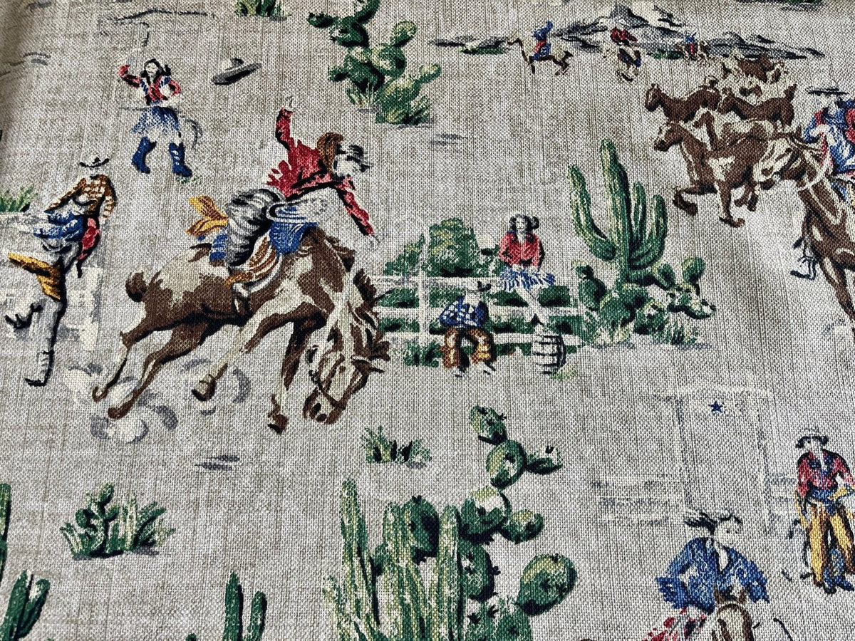 Cowboys Print Western Fabric | Your Western Decor
