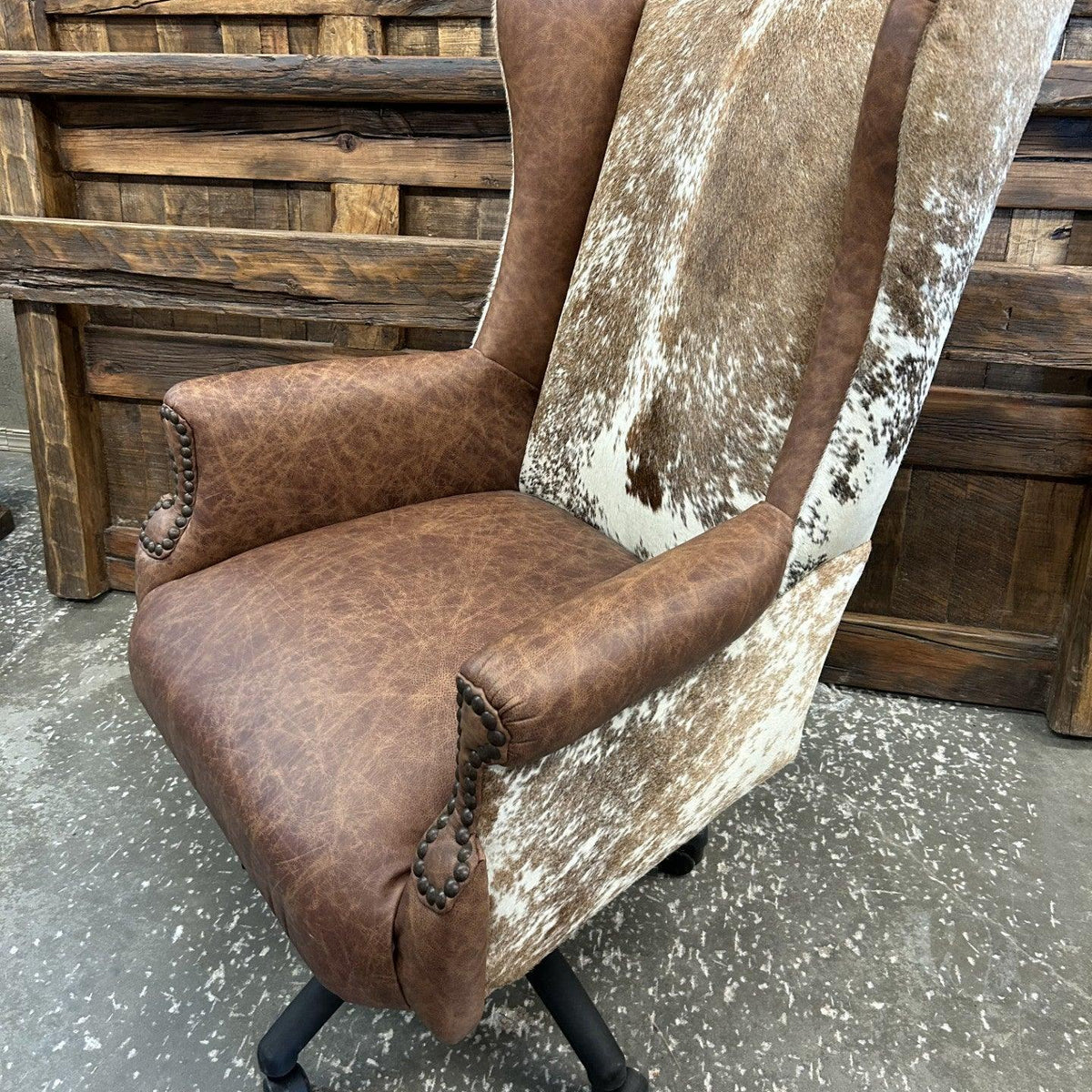 Custom Wingback Western Desk Chair | Your Western Decor